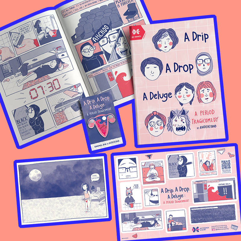 Period Comic Book Bundle - A Drip. A Drop. A Deluge: A Period Tragicom ...